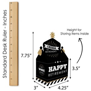 Happy Retirement - Treat Box Party Favors - Retirement Party Goodie ...