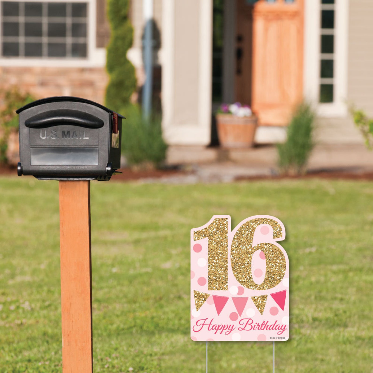Sweet 16 Outdoor Lawn Sign 16th Birthday Party Yard Sign - Etsy