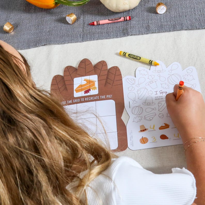Thanksgiving Turkey Activity Books, Thanksgiving Games for Kids ...