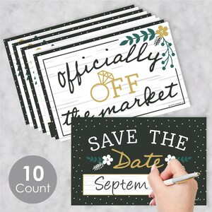 She Said Yes - Photo Prop Signs - Engagement Announcements - 10 Pieces ...