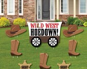 Western Hoedown Yard Sign and Outdoor Lawn Decorations - Etsy