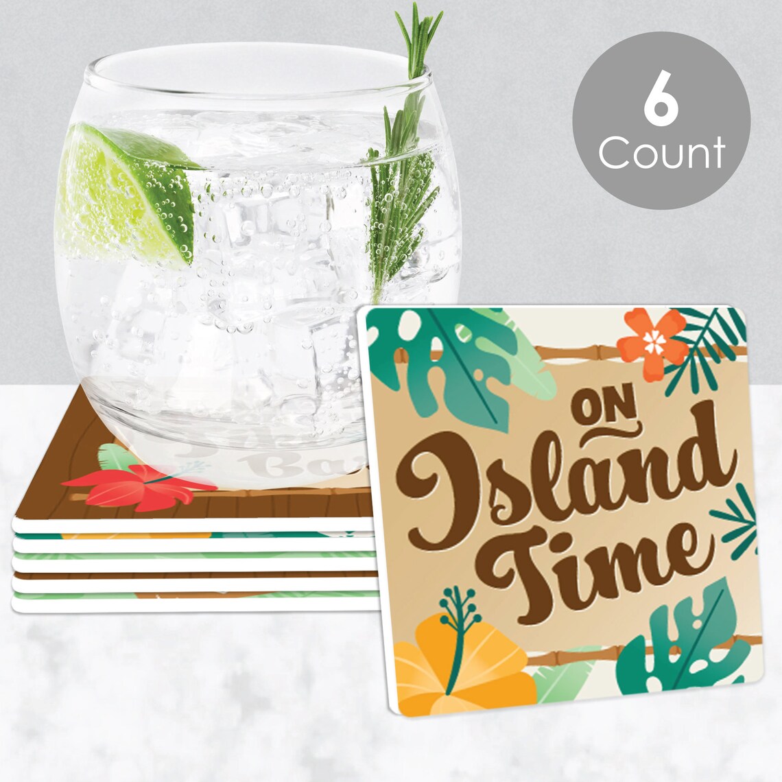 Tropical Luau Funny Hawaiian Beach Party Decorations Drink - Etsy