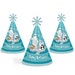 Arctic Polar Animals Cone Happy Birthday Party Hats for Kids and Adults ...