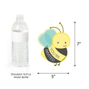 Honey Bee - Shaped Fill-in Invitations - Bee Shaped Invitation - Baby ...