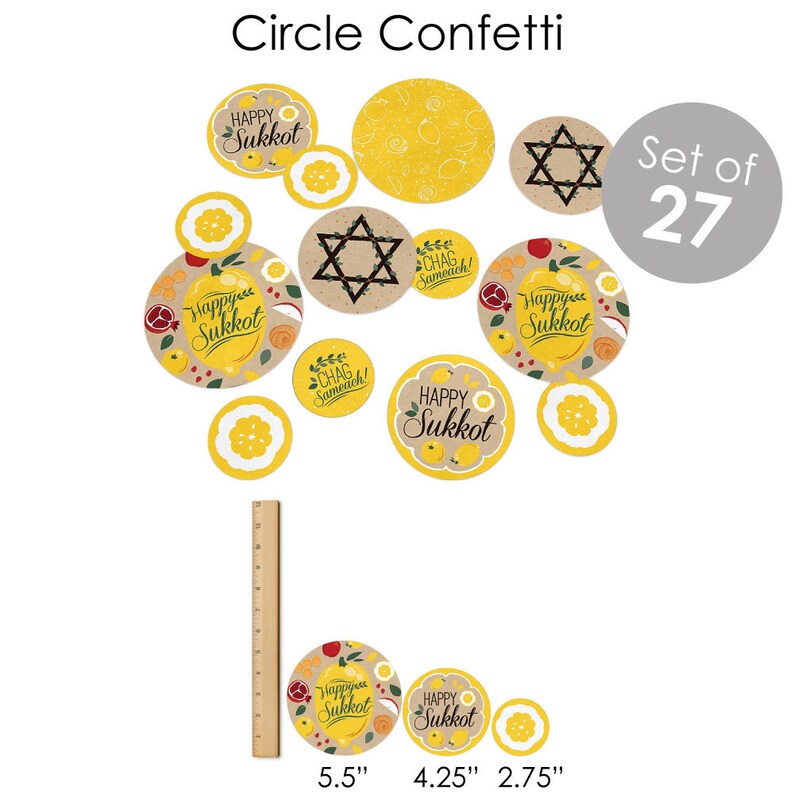 Sukkot Sukkah Jewish Holiday Supplies Banner Decoration - Etsy