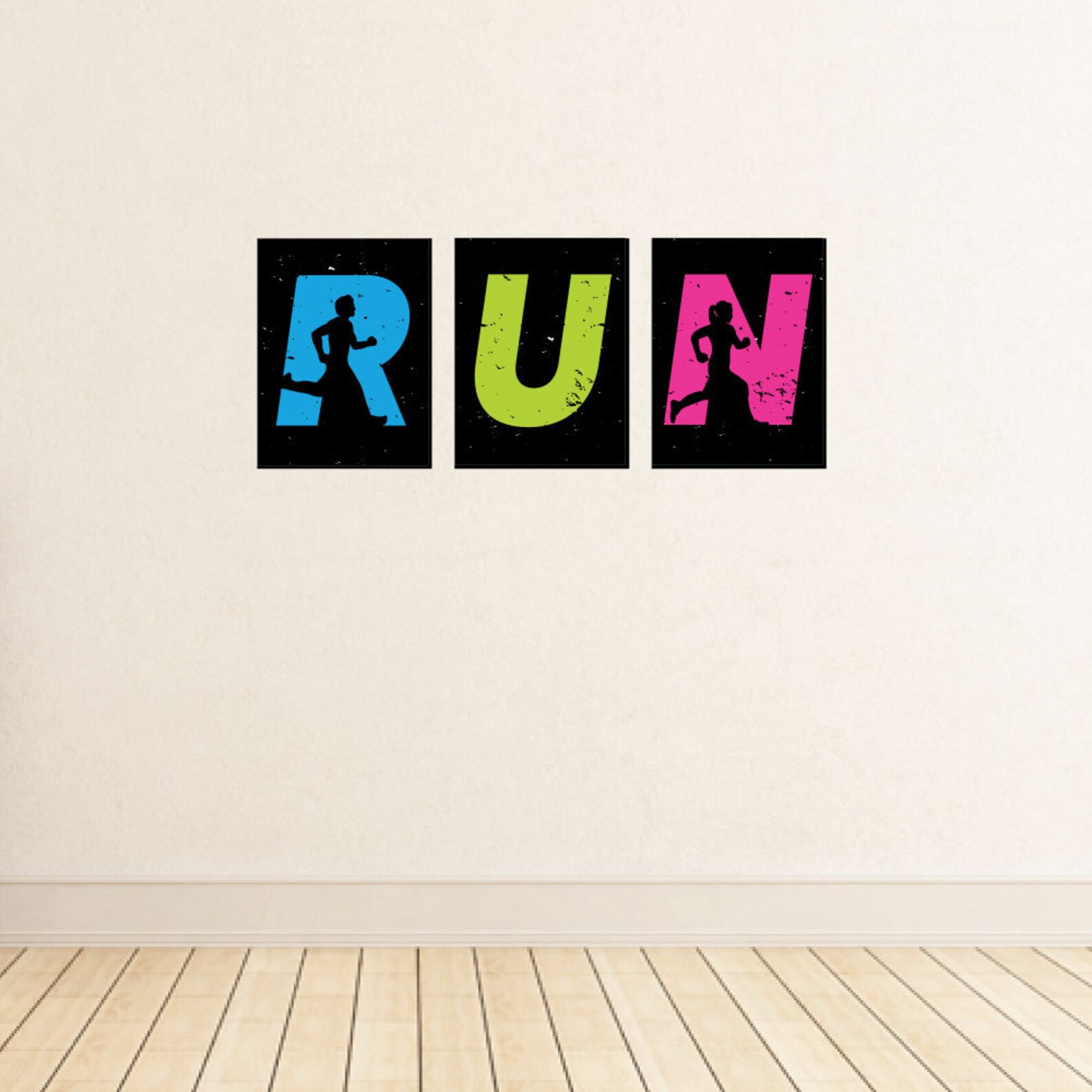 Set the Pace Running Sports Themed Wall Art Kids Room | Etsy
