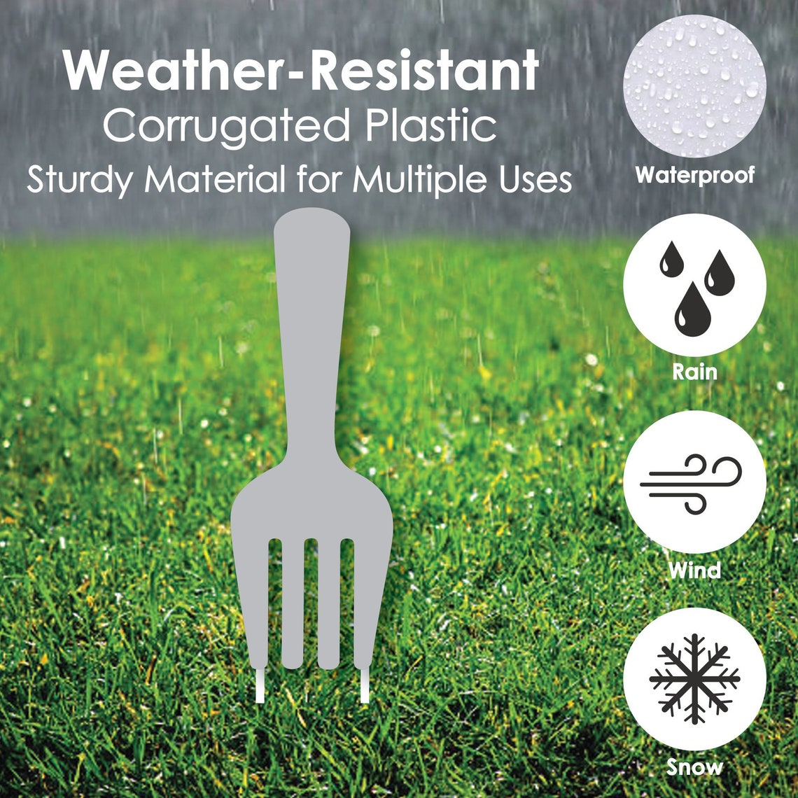 You've Been Forked Yard Sign and Outdoor Lawn - Etsy