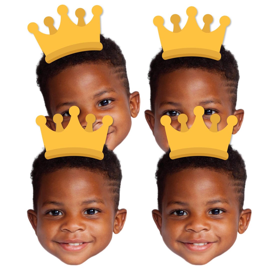 Custom Photo Crown - Personalized Fun Face Decorations DIY Party ...