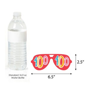 Happy 100th Day of School Glasses - Paper Card Stock 100 Days Party ...