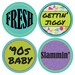 90's Throwback Party Name Badges Set of 12 1990s Party Funny Name Tags ...