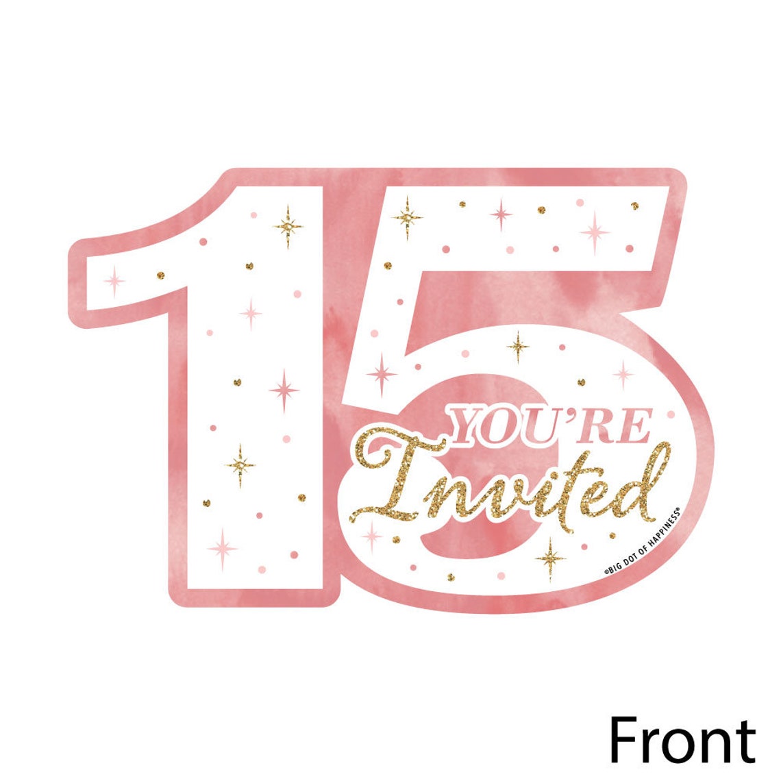Mis Quince Anos Quinceanera Sweet 15 Shaped Fill-in - Etsy