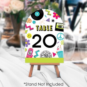 Through the Decades - 50s, 60s, 70s, 80s, and 90s Party Double-sided 5 ...
