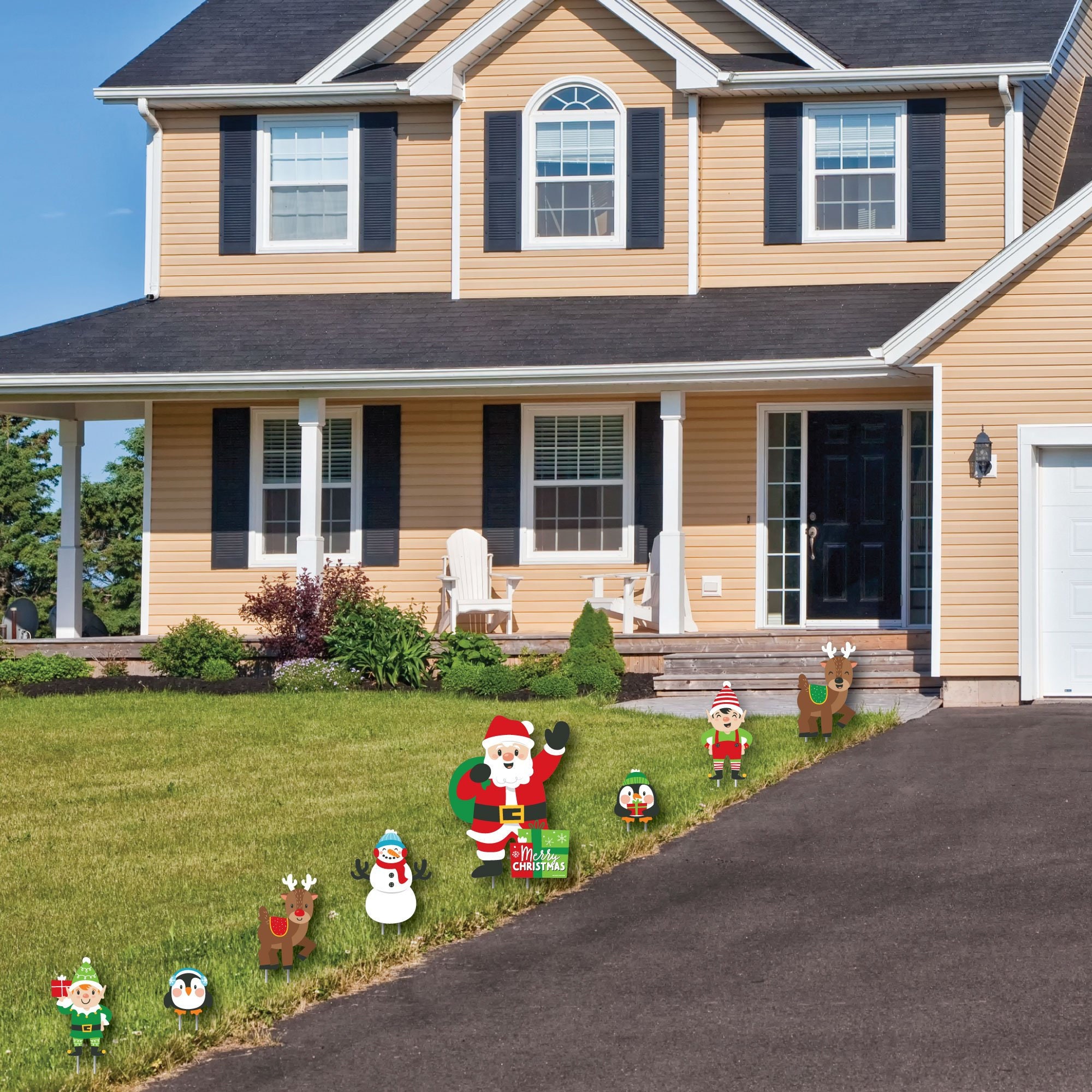 Very Merry Christmas Yard Sign and Outdoor Lawn Decorations - Etsy