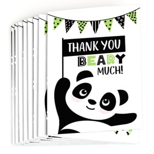 Party Like a Panda Bear - Thank You Cards - Panda Baby Shower or ...