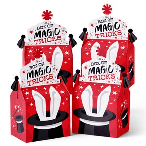 Ta-da, Magic Show - Treat Box Party Favors - Magical Birthday Party ...