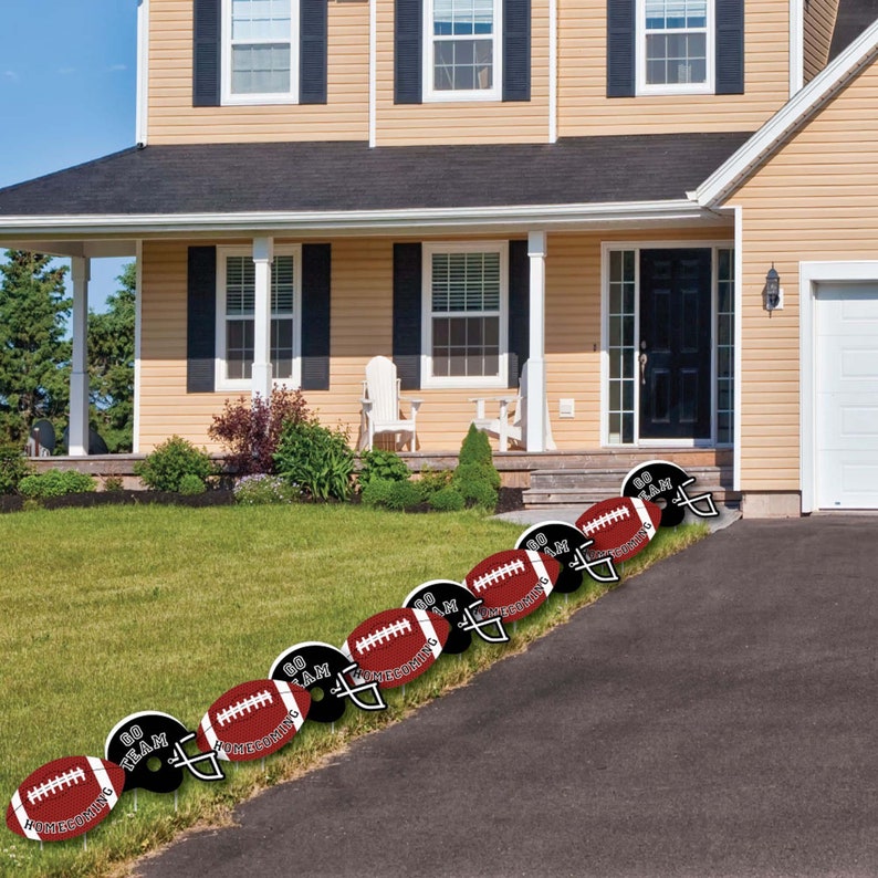 Homecoming Lawn Decorations Football Themed Outdoor Yard - Etsy
