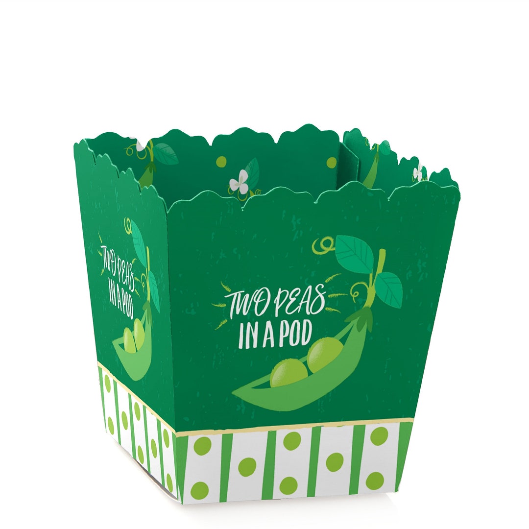 Double the Fun - Twins Two Peas in a Pod - Party Mini Favor Boxes ...