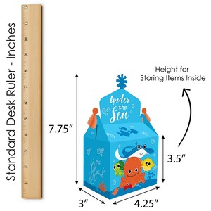 Under the Sea Critters - Treat Box Party Favors - Baby Shower or ...