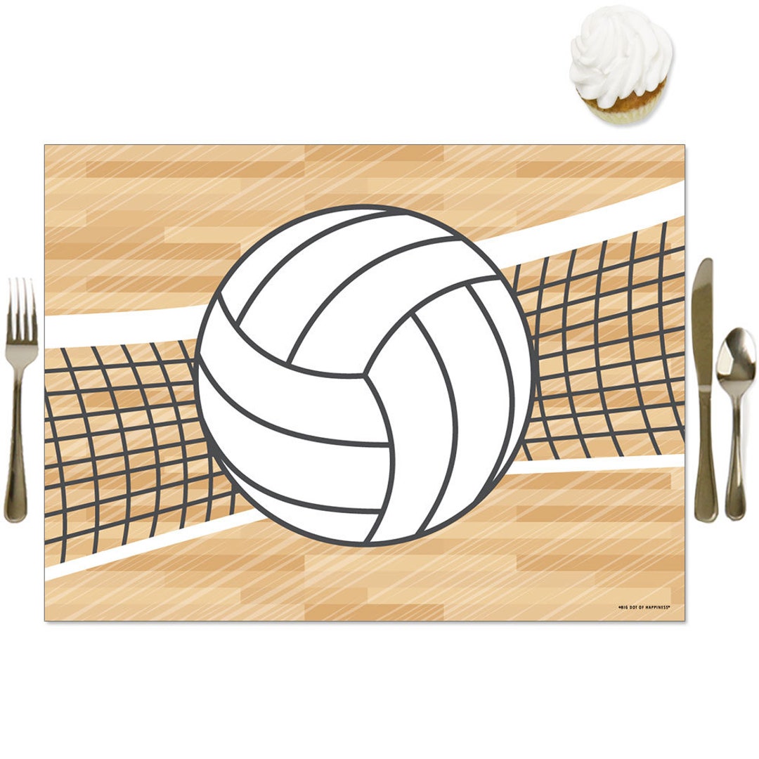 Bump, Set, Spike - Volleyball - Party Table Decorations - Baby Shower ...