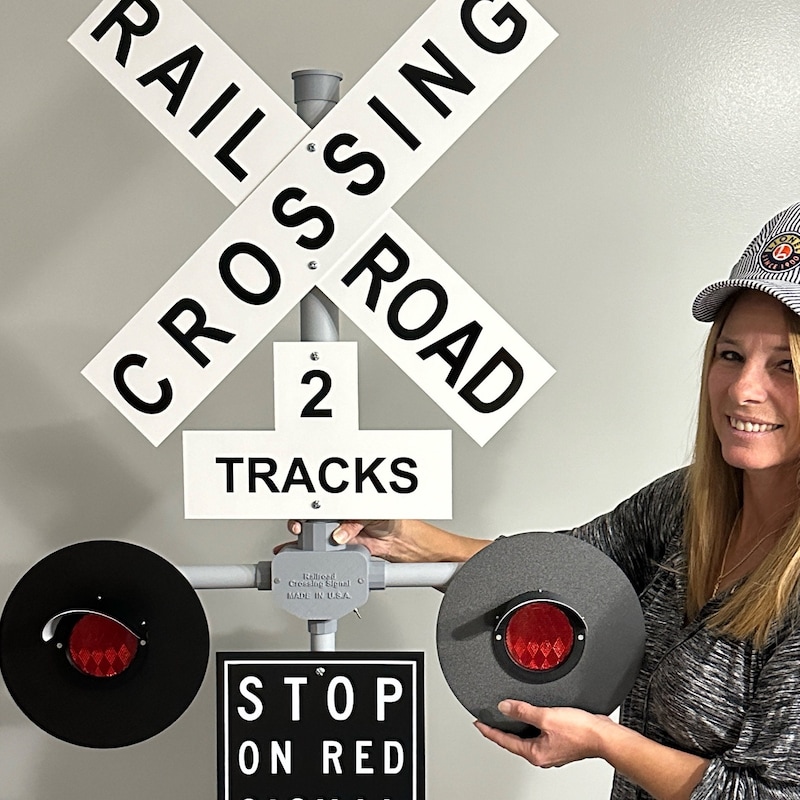 Railroad Crossing Toy - Etsy