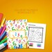Printable Color by Number Worksheets | 6 Fun Pages - Etsy