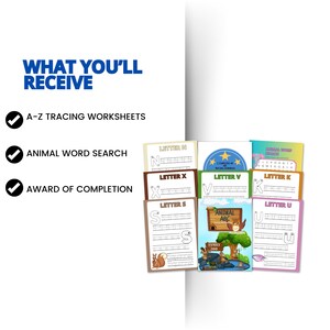 Printable Animal ABC Tracing Workbook | Kids' Animal Wordsearch ...