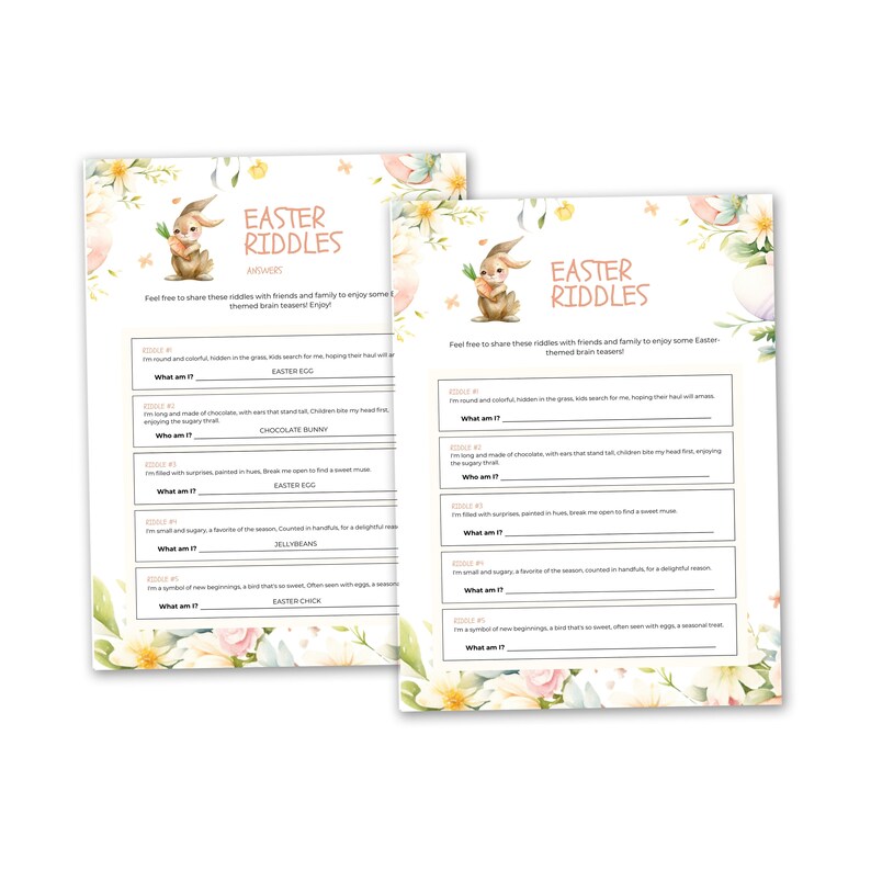 Printable Easter Activities | Fun Family Activity - Etsy