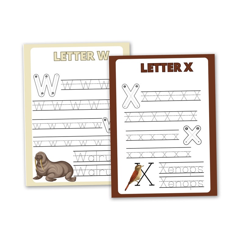 Printable Animal ABC Tracing Workbook | Kids' Animal Wordsearch ...