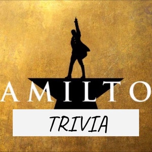 Hamilton Trivia Pub Quiz Game Downloadable - Etsy