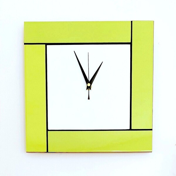Square Wall Clock - Etsy