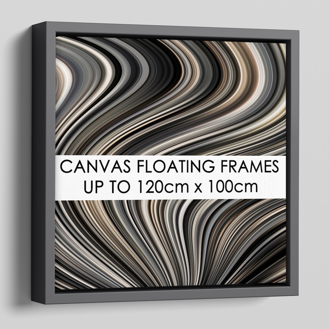 Canvas Floating Frame 40mm Deep | Extra Large Sizes | Floater Frames ...