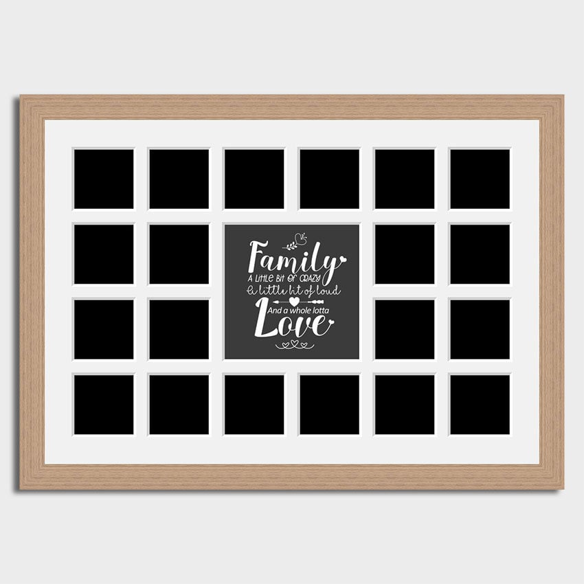 Large Multi Photo Family Frame Holds 20 4x4 Size | Etsy
