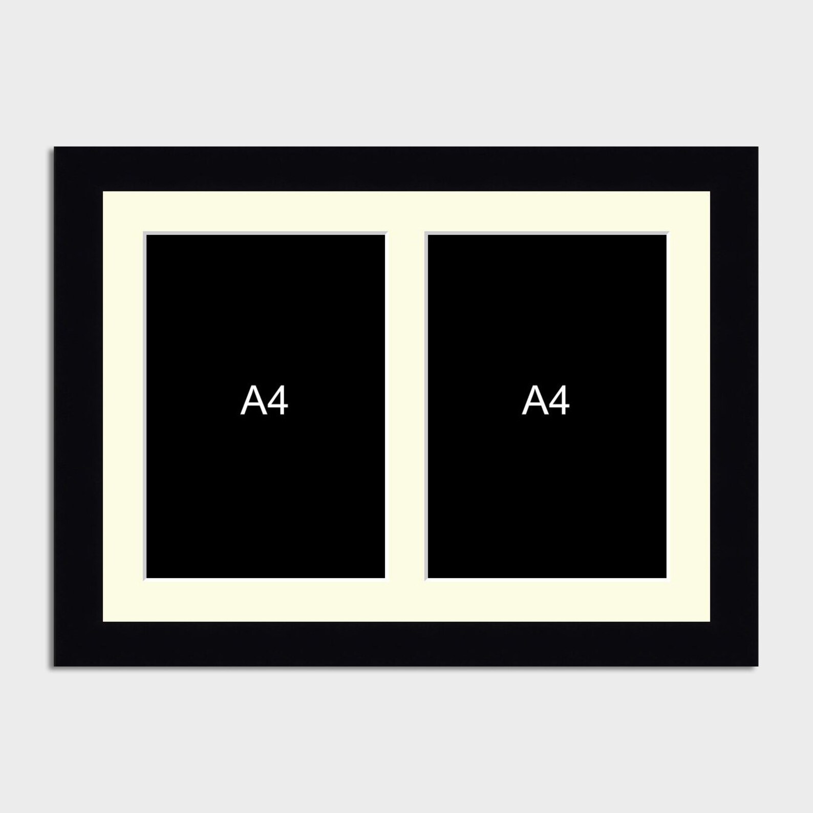 Multi Photo Picture Frame Holds 2 A4 Certificates/photos in - Etsy UK