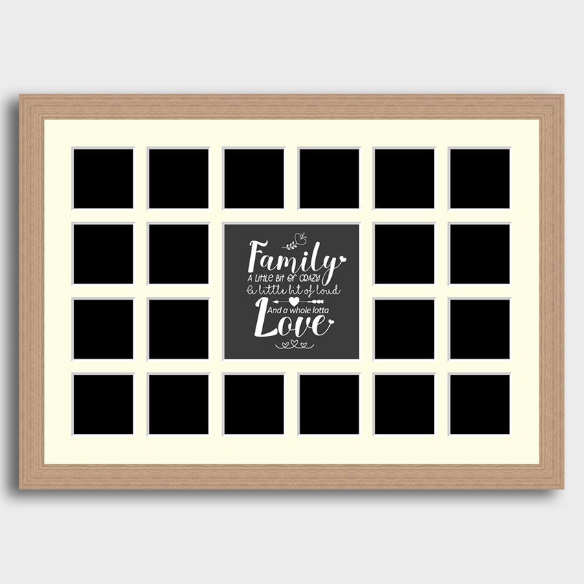 Large Multi Photo Family Frame Holds 20 4x4 Size | Etsy