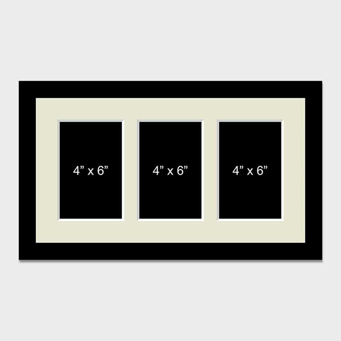 Multi Photo Picture Frame Holds 3 4 X 6 Photos - Etsy UK