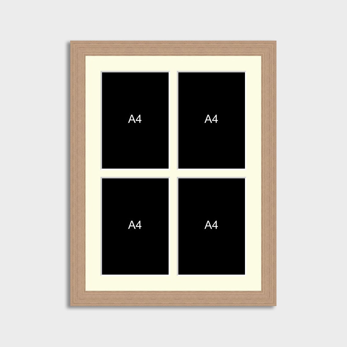 A4 Multi Photo Picture Frames Holds 4 A4 Certificates/photos | Etsy UK