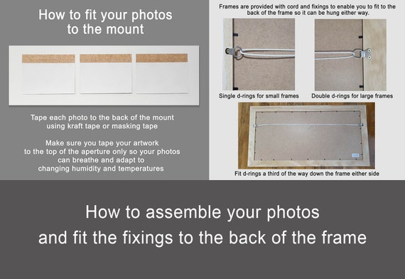 How To Mount A Photo In A Frame