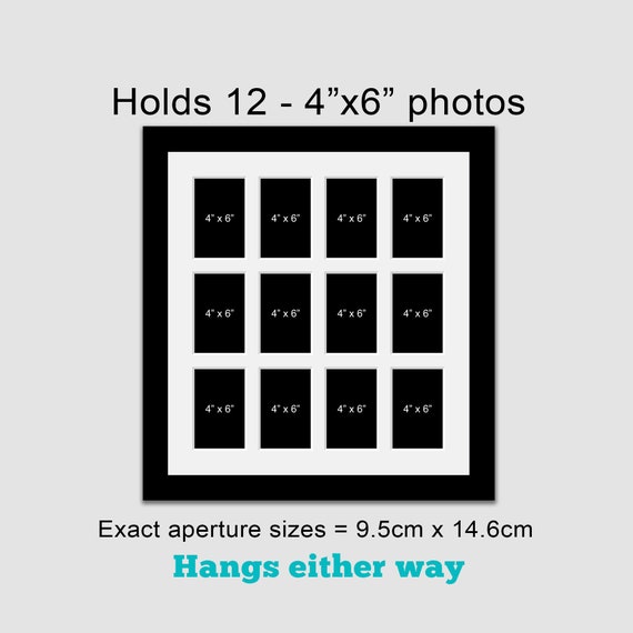 6 X 4 Multi Photo Picture Frame Holds 12 4x6 | Etsy UK