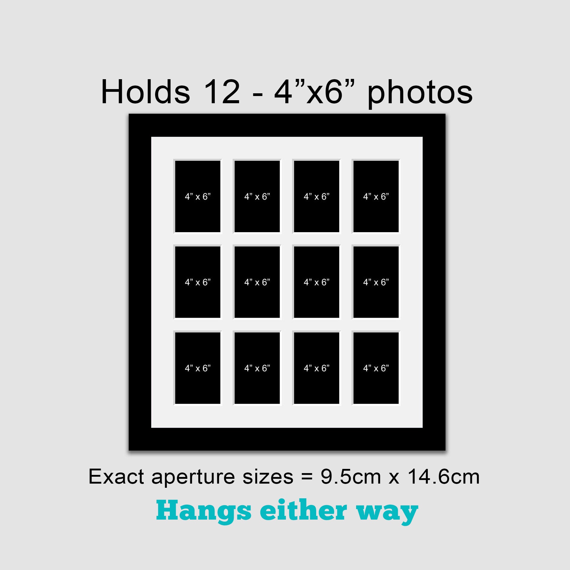 6 X 4 Multi Photo Picture Frame Holds 12 4x6 - Etsy UK