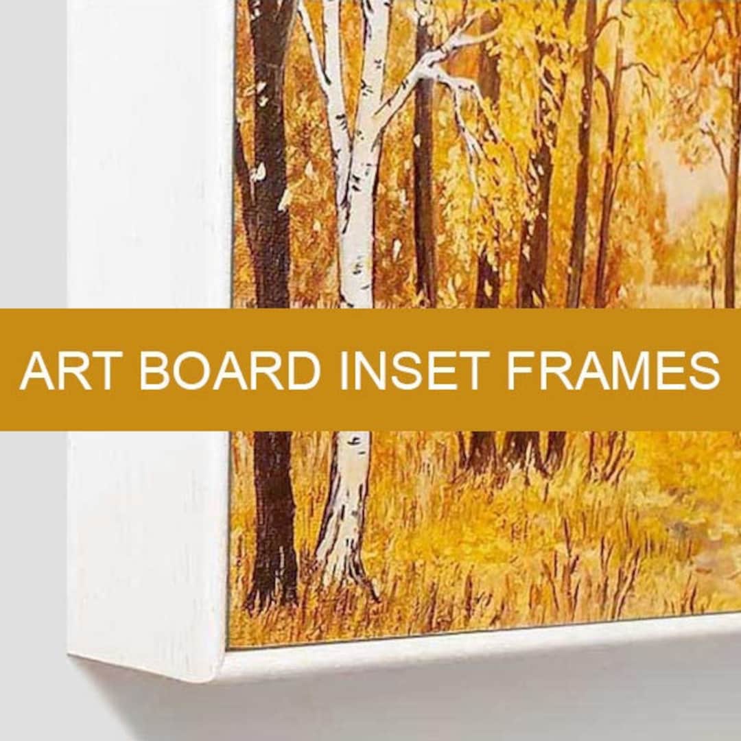 Canvas Art Board Frames | Inset Frames for 3-5mm Thickness Artist ...
