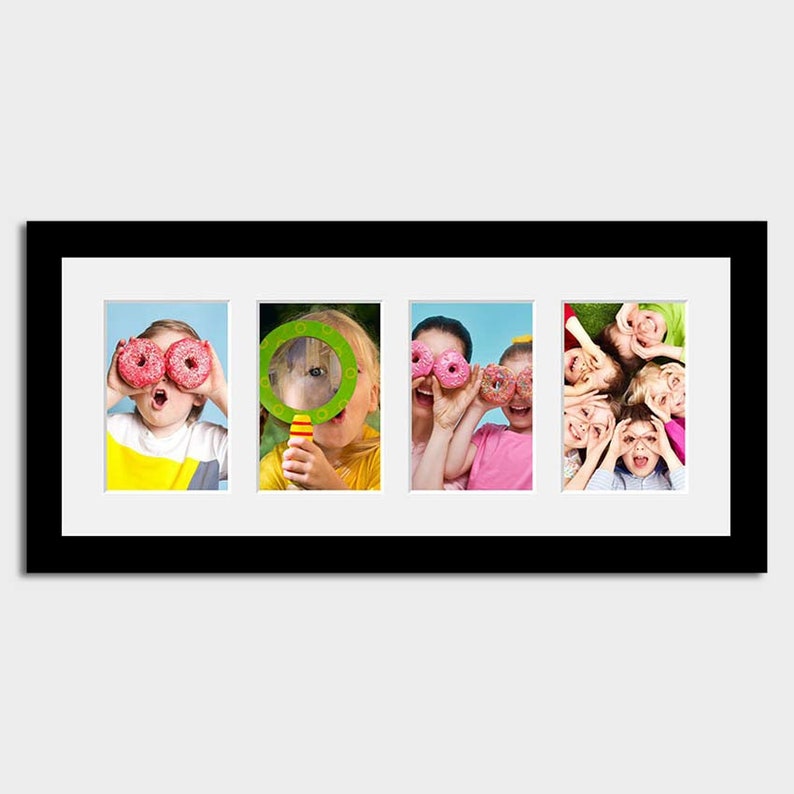 Multi Photo Picture Frame Holds 4 6x4 Photos 22mm - Etsy UK