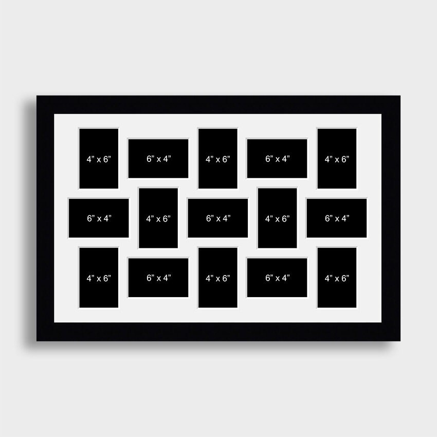 Large Multi Photo Picture Frame Holds 15 6x4 - Etsy UK