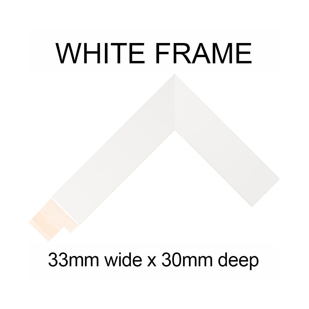 A4 Picture Frame to Hold 4 Photos in a White Wooden Frame - Etsy UK