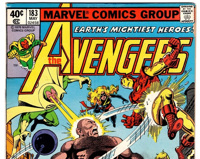 Avengers 183 1st Series 1963 May 1979 Marvel Comics Grade - Etsy