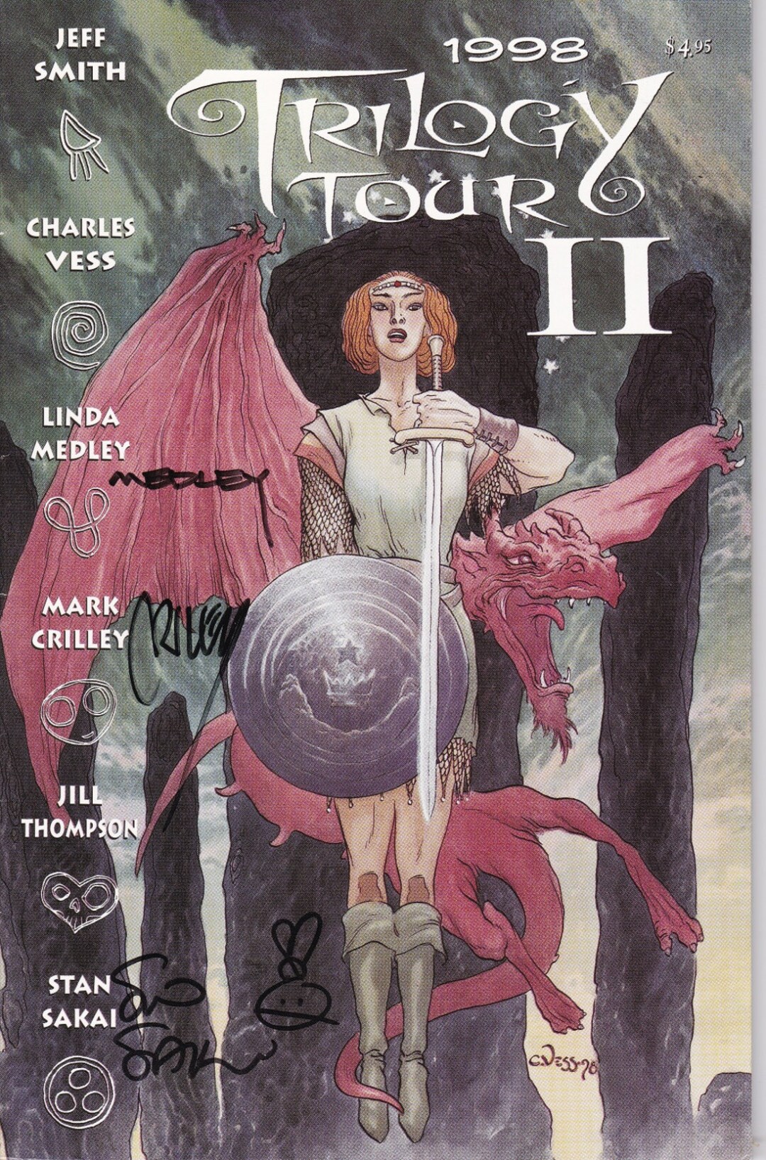 Trilogy Tour Book 2nd Tour 1 June 1998 Signed by Linda - Etsy