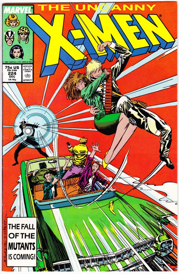 Uncanny X-men 224 November 1987 Marvel Comics Grade NM - Etsy