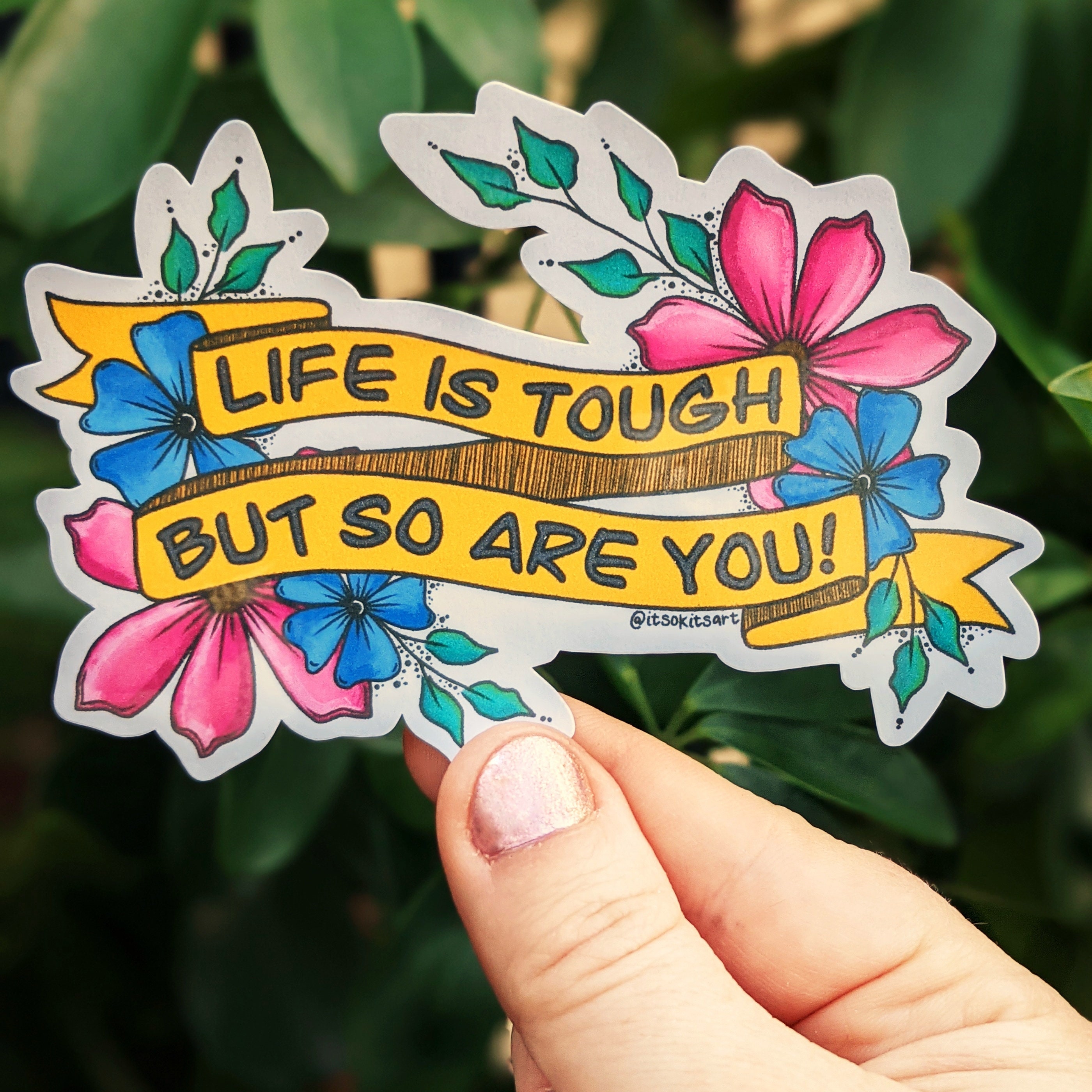 Stickers Saying Life