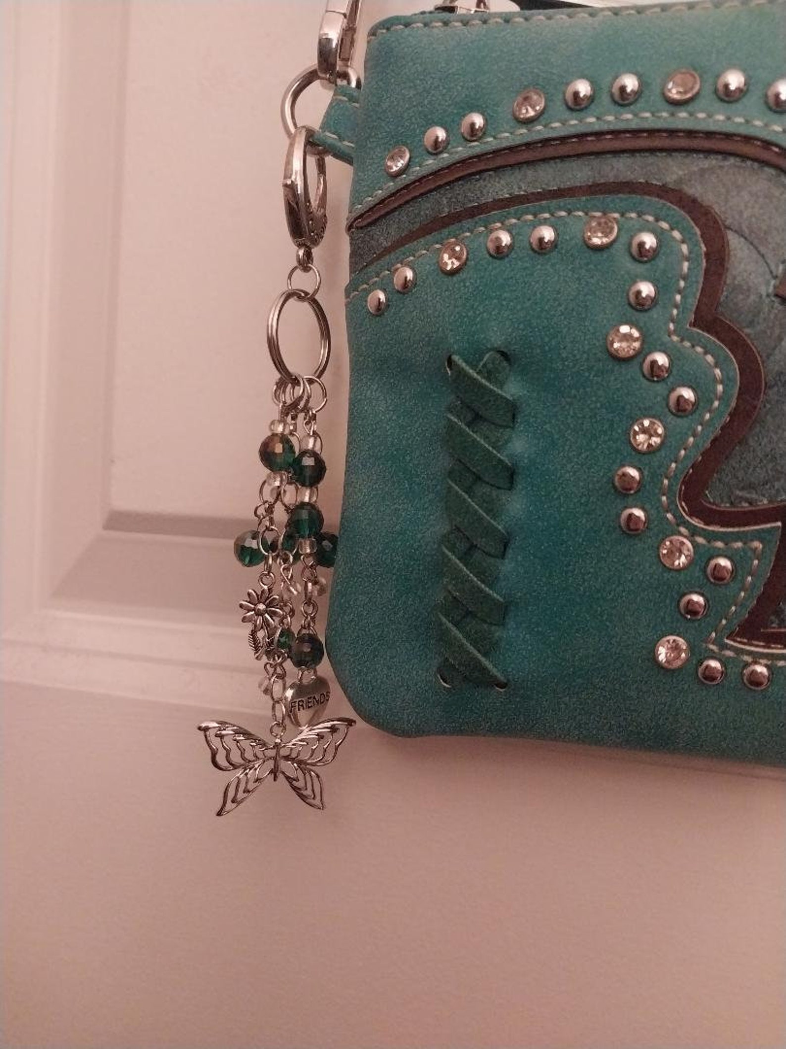 Nichole CD037, Friends Purse Charm, Friends Keychain, Butterfly Bag ...