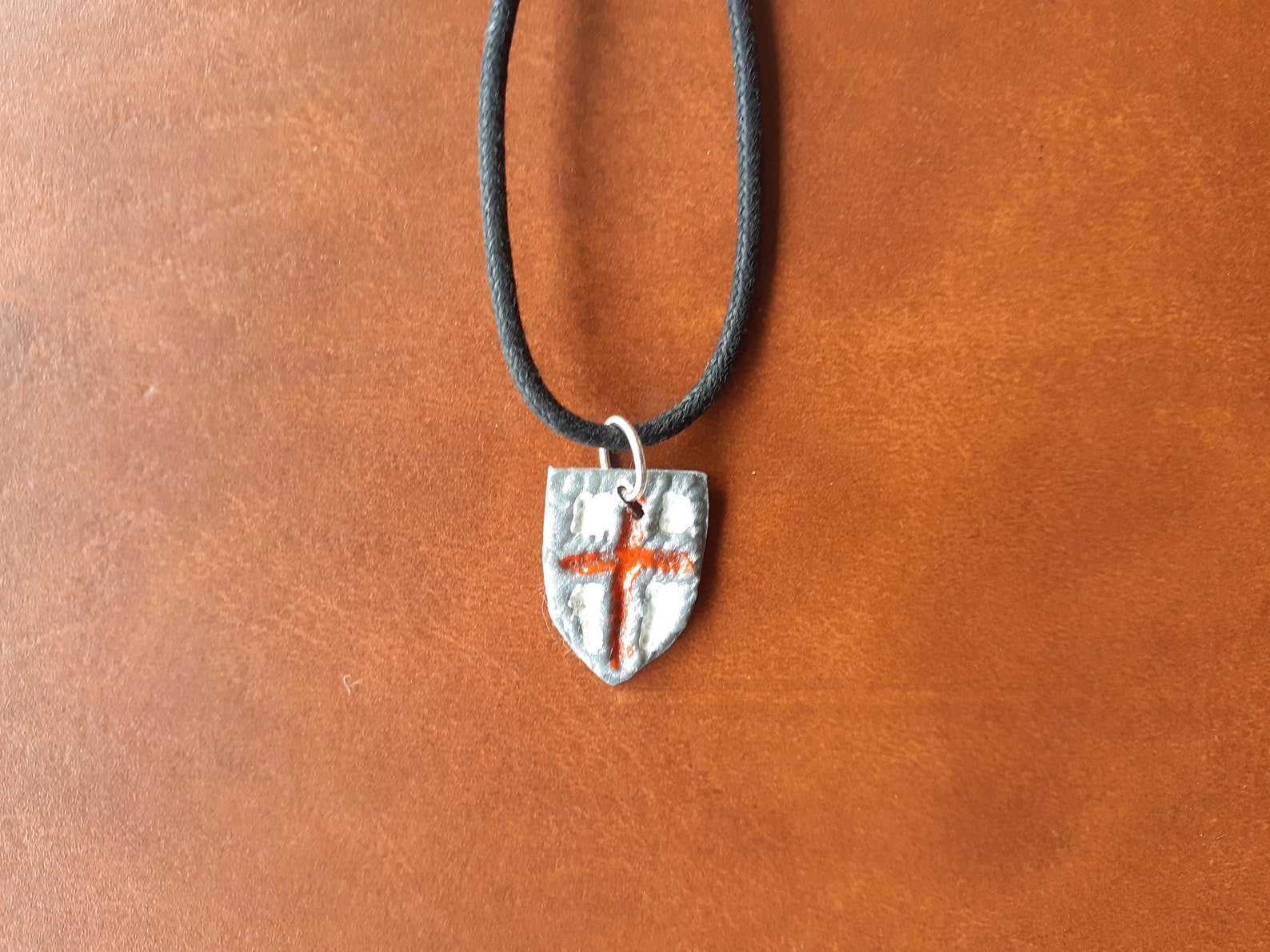 England Support.......st Georges's Cross Shield Pendant - Etsy