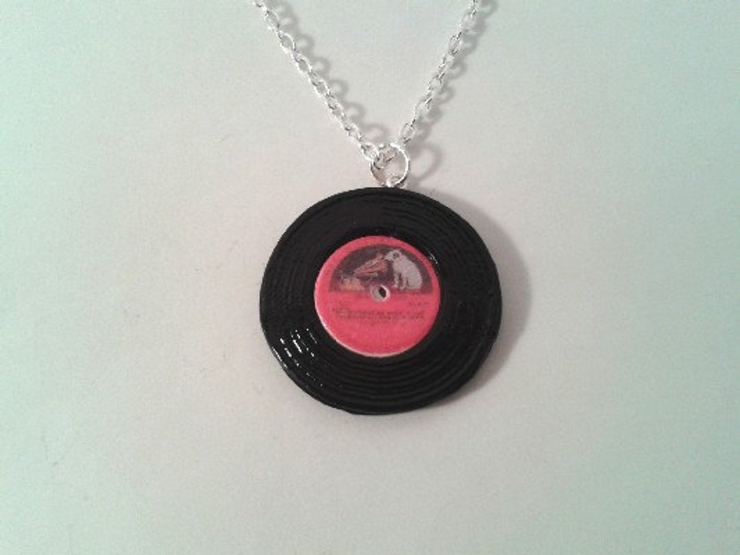 Vinyl Record Pendant - Etsy